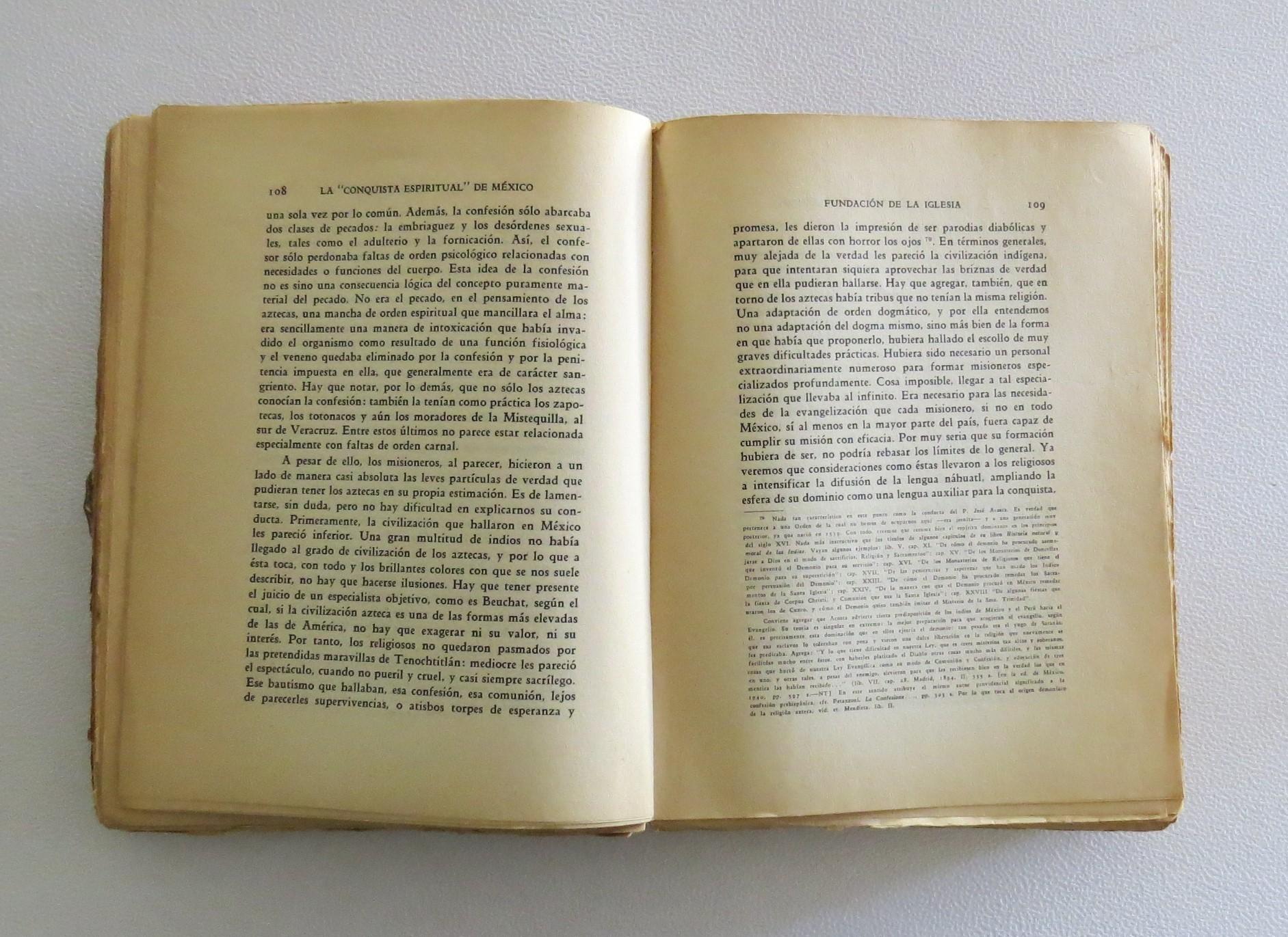 La Conquista Espiritual de México by Ricard, Robert / Angel Maria ...