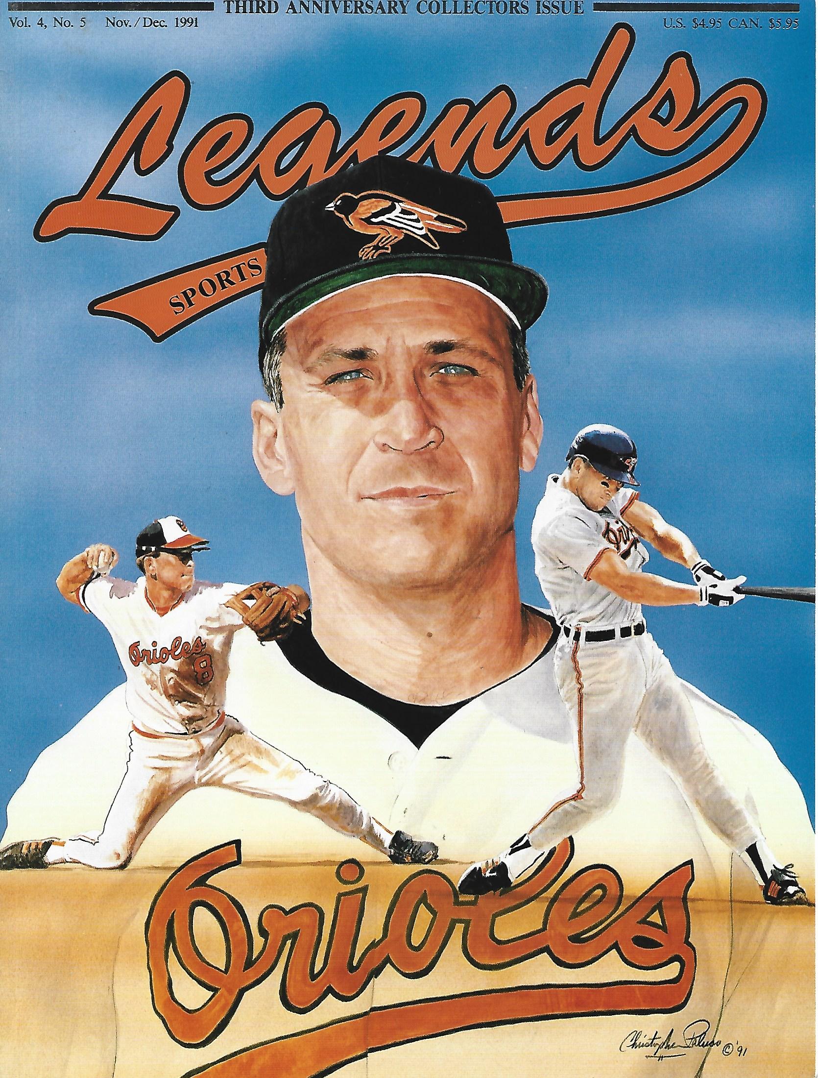 Legends Sports Memorabilia Magazine November/December 1991 Cal Ripkin ...