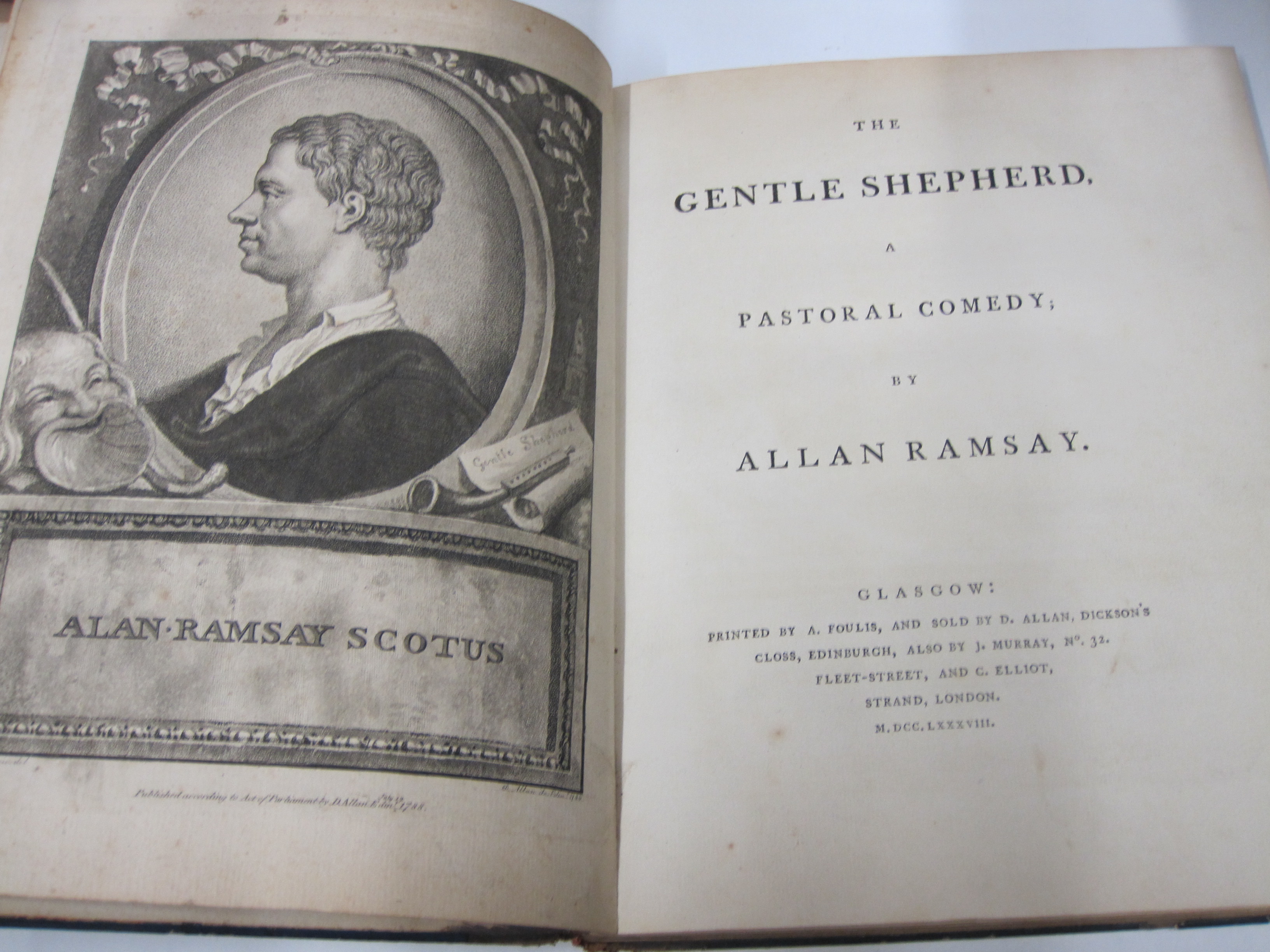 THE GENTLE SHEPHERD A PASTORAL COMEDY BY by ALLAN RAMSAY | Costa Llibreter