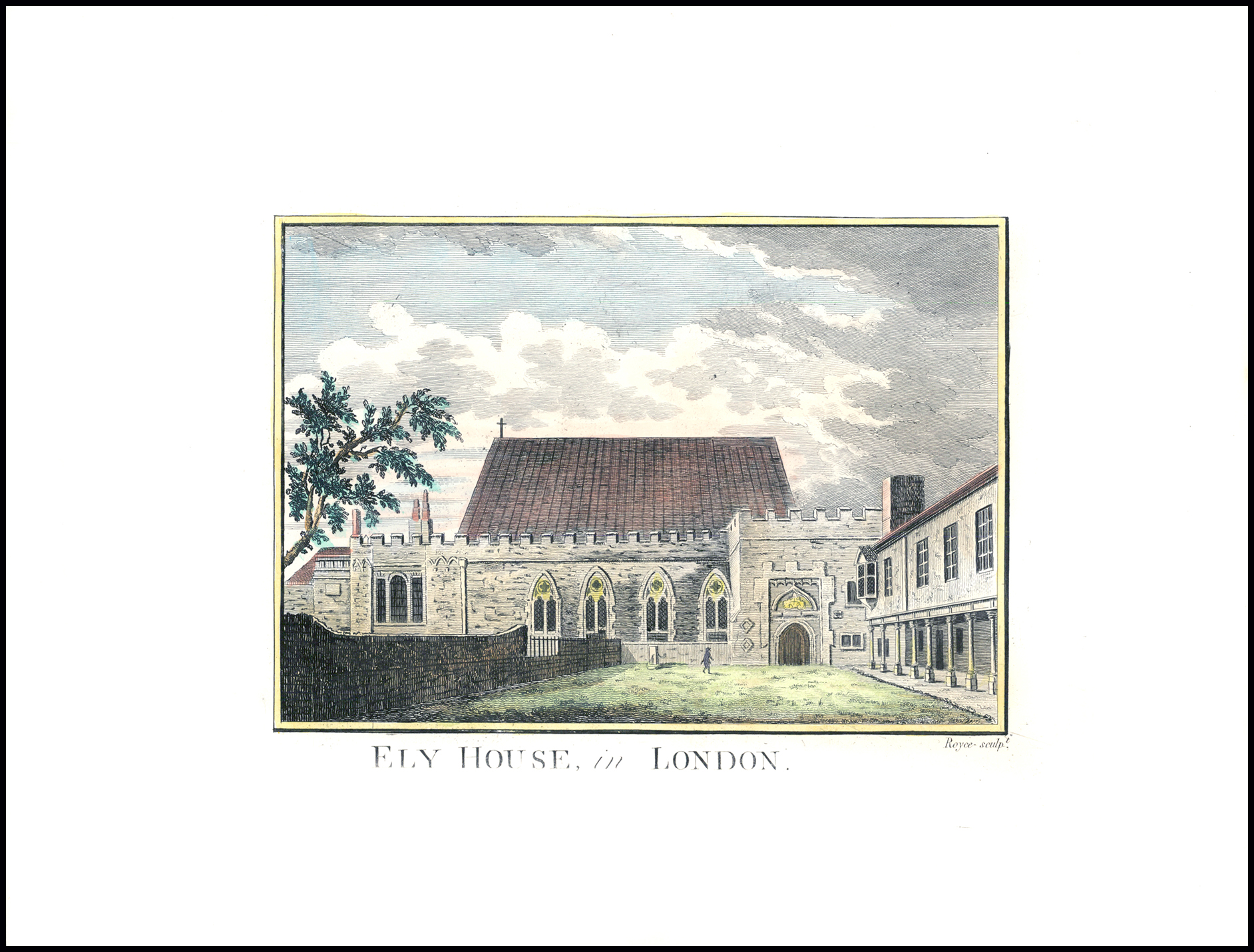 c1760 London ELY HOUSE Antique Print (LCV26): Art / Print / Poster ...