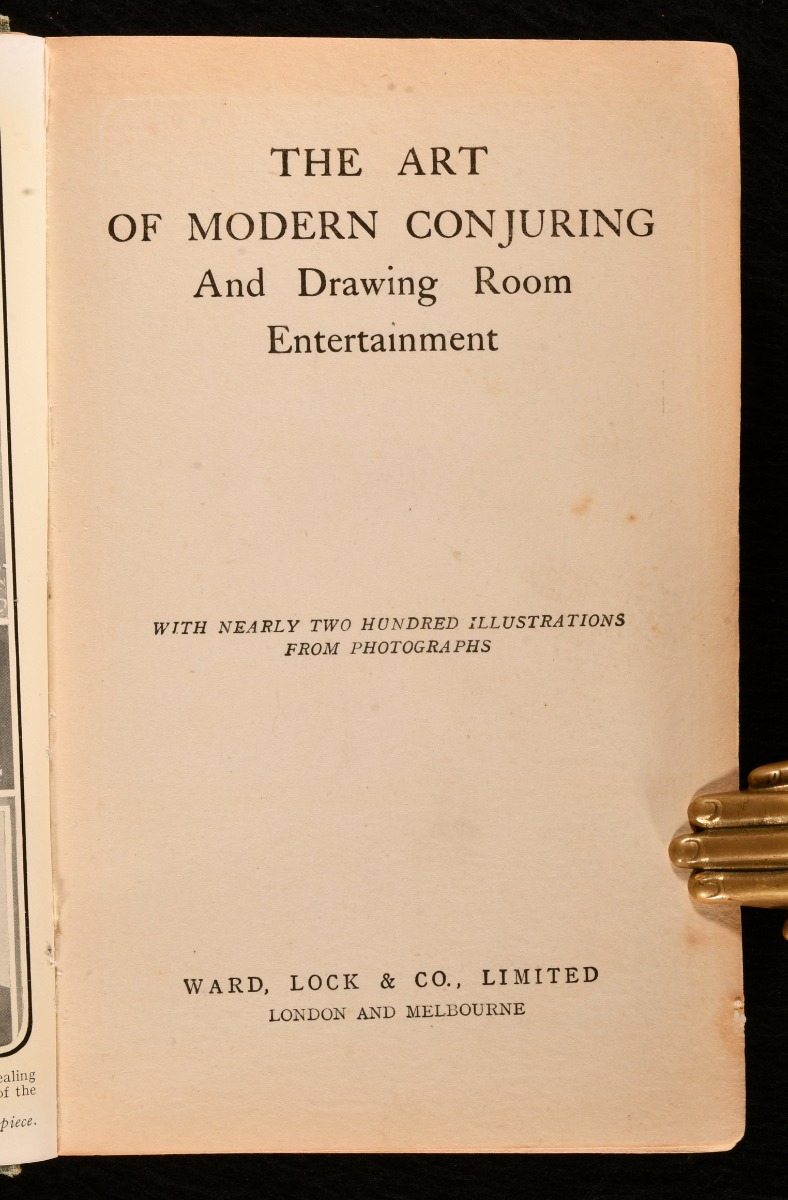The Art of Modern Conjuring and Drawing Room Entertainment by Not ...