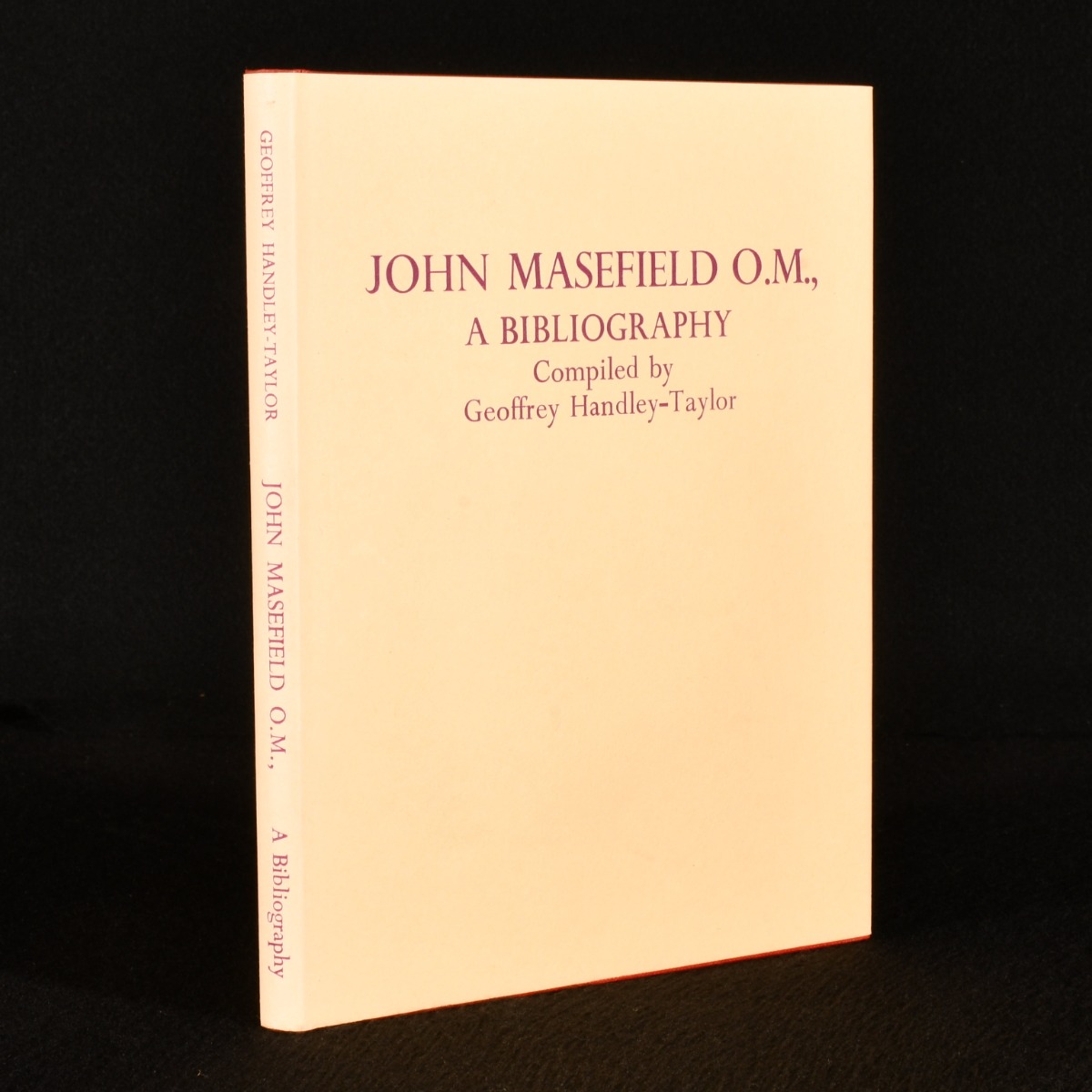 John Masefield, O.M. The Queen's Poet Laureate by Geoffrey Handley ...