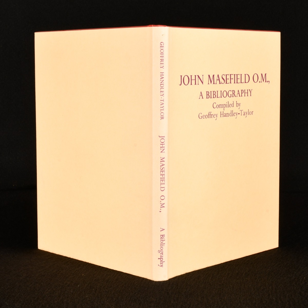 John Masefield, O.M. The Queen's Poet Laureate by Geoffrey Handley ...