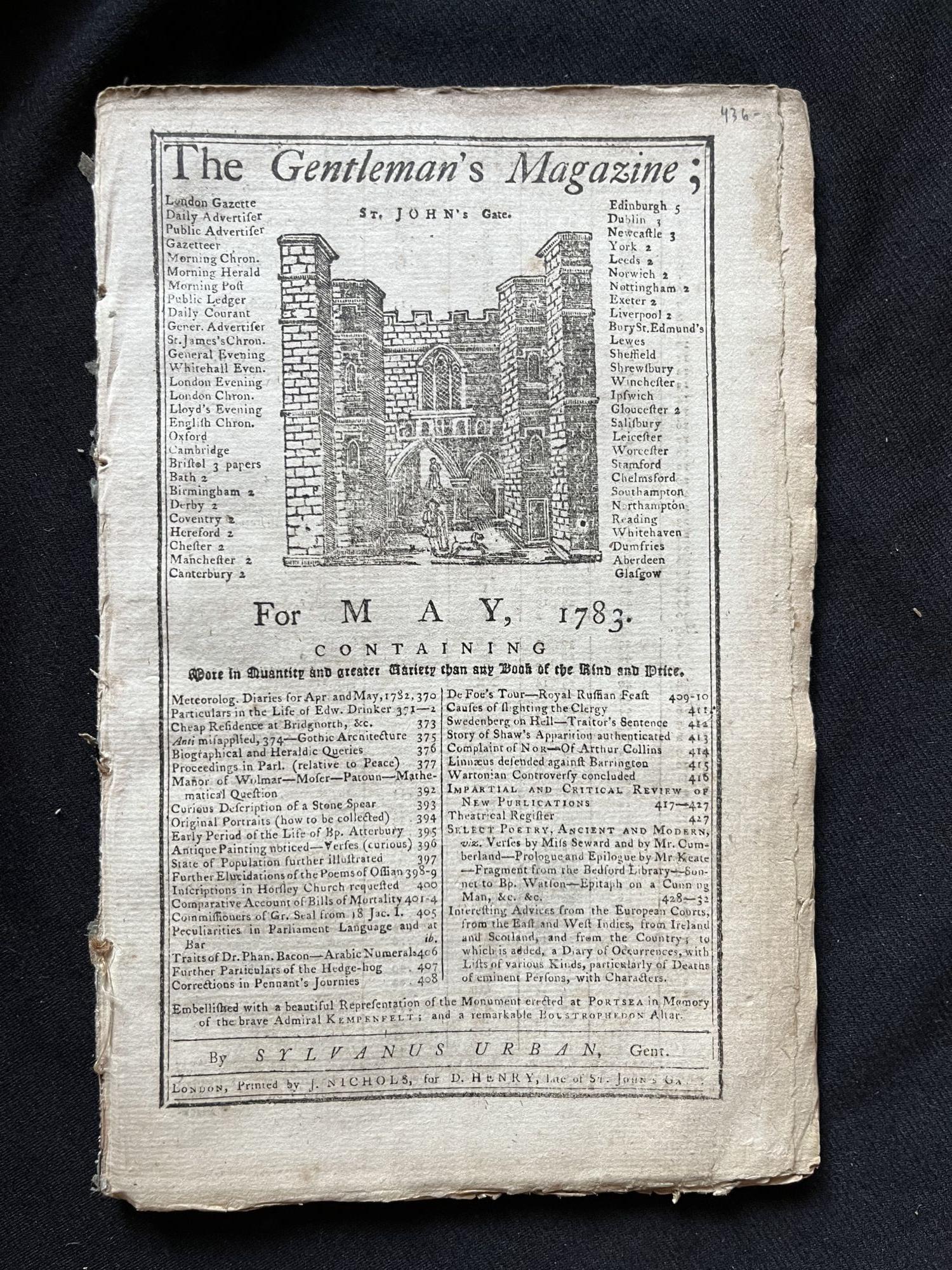 1783 newspaper REVOLUTIONNARY WAR OVER! British Evacuate Charleston, SC ...
