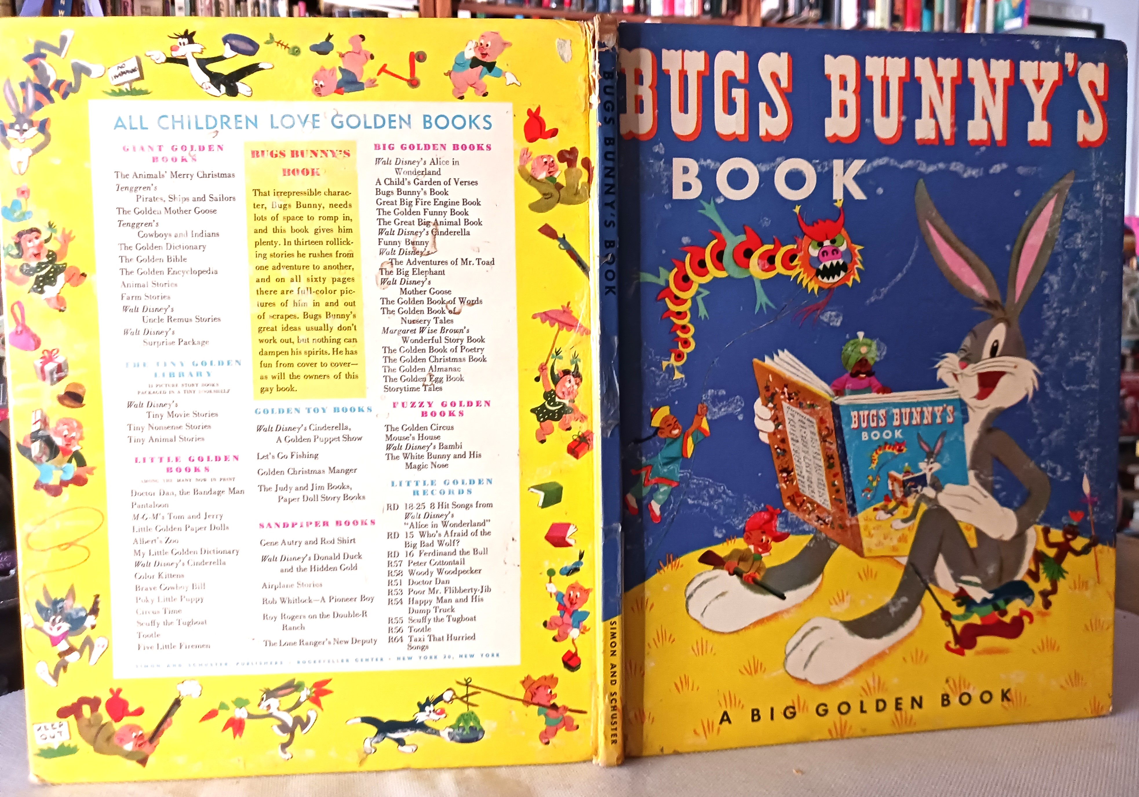 Bugs Bunny's Book (A Big Golden Book) by Bedford, Annie North; Bradbury ...