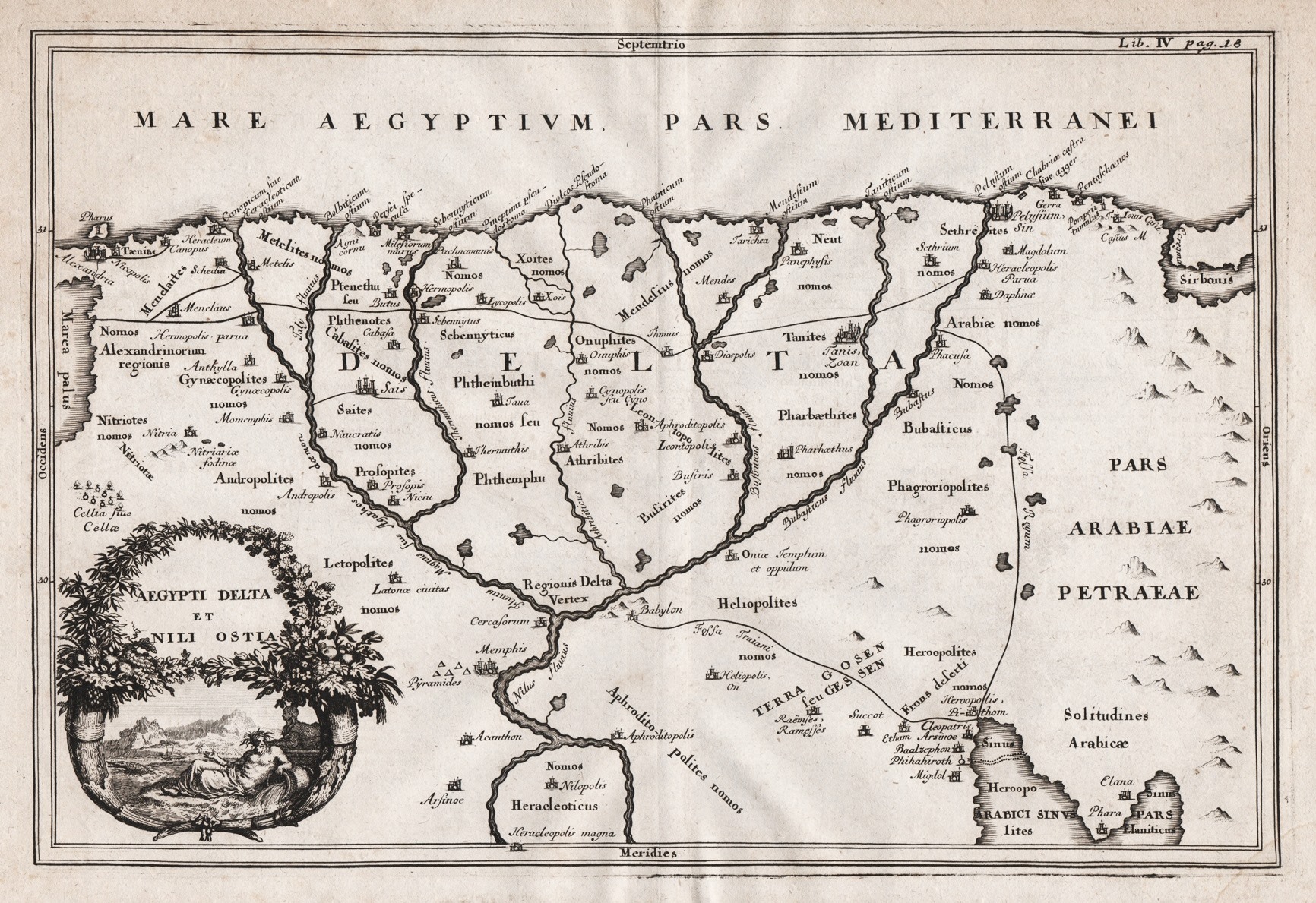 "Aegypti Delta et Nili Ostia" - Egypt / Ägypten / Nil / Nildelta / Nile ...