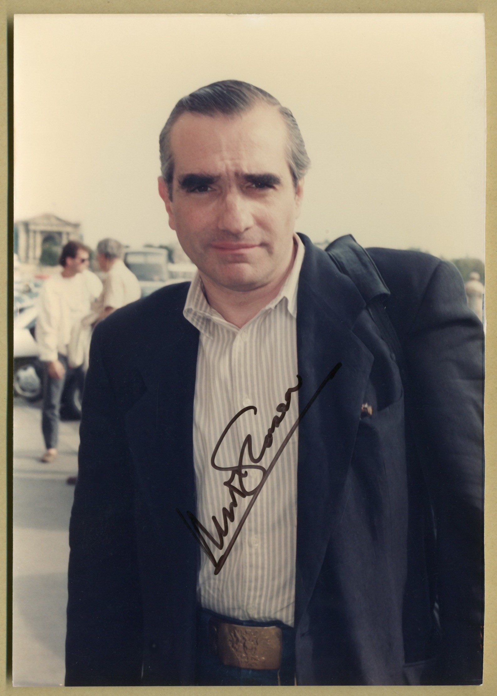 Martin Scorsese - Rare authentic signed original photo - Paris 1991 by ...
