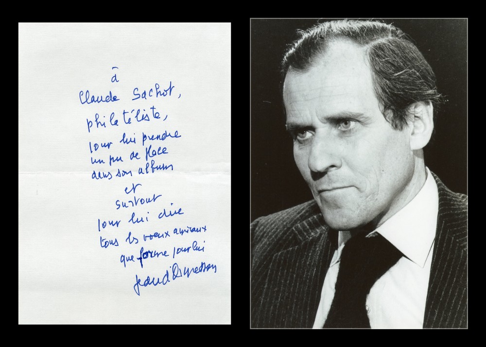 Jean d'Ormesson (1925-2017) - Lettre autographe signée + Photo by Jean ...