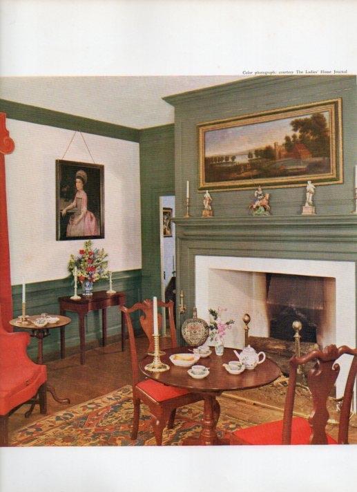 LAMINA V18816: The parlor of Brush-Everard House in Williamsburg ...