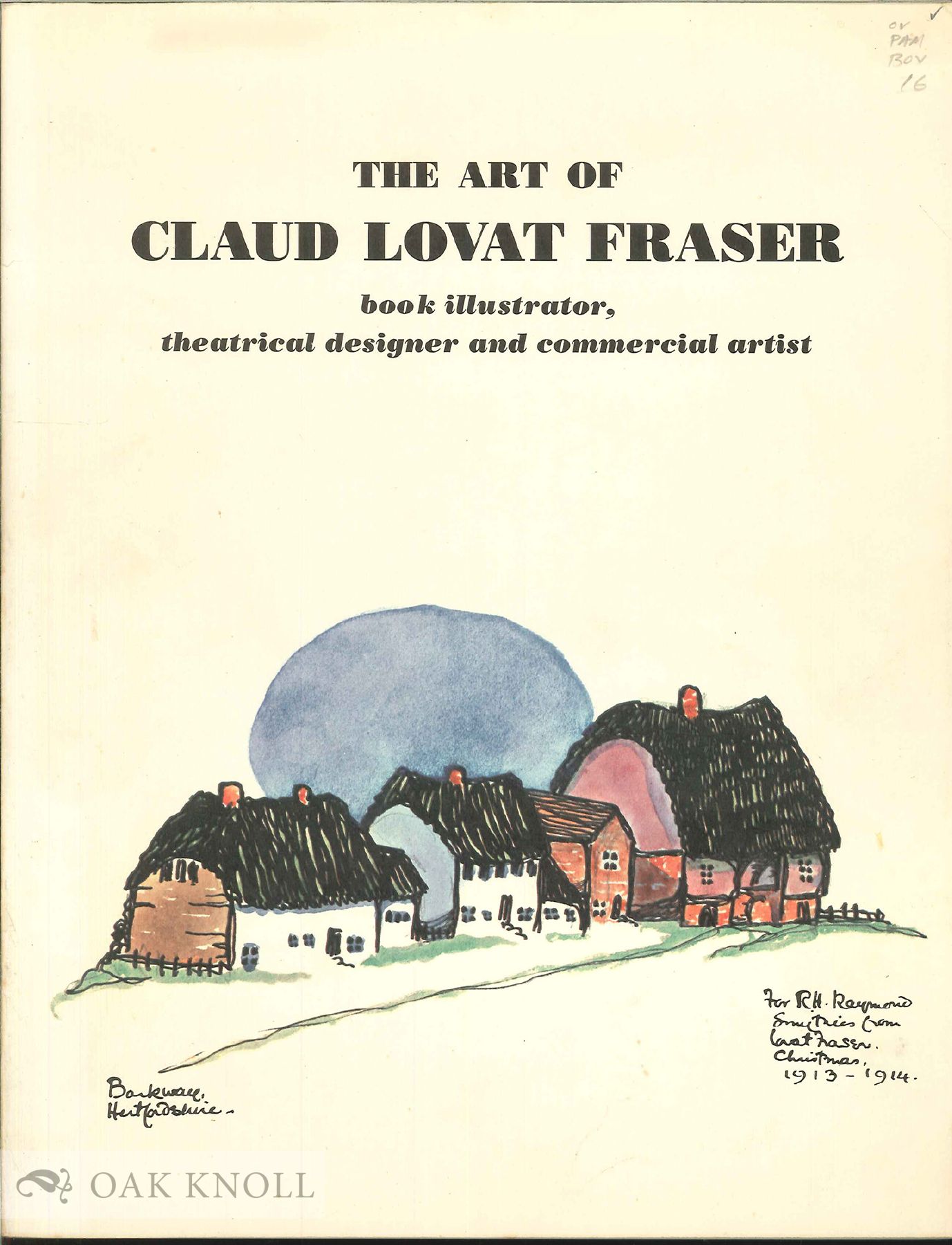 ART OF CLAUD LOVAT FRASER, BOOK ILLUSTRATOR, THEATRICAL DESIGNER AND ...