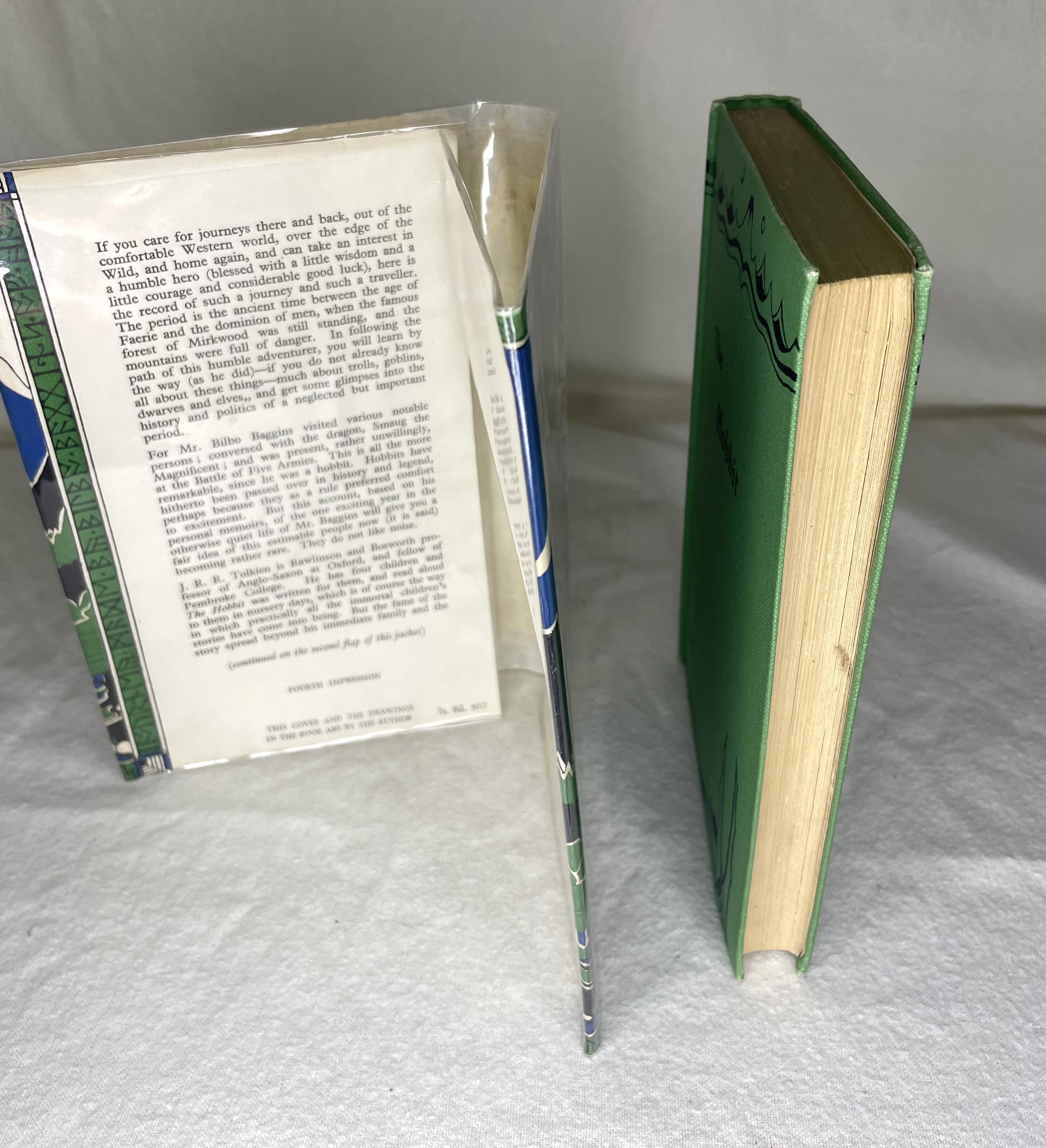 The Hobbit 1st edition/4th impression by Tolkien, J.R.R.: Near Fine ...