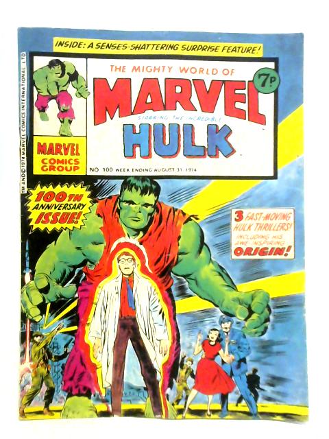 The Mighty World of Marvel Incredible Hulk Magazine Number 100 1974 by ...
