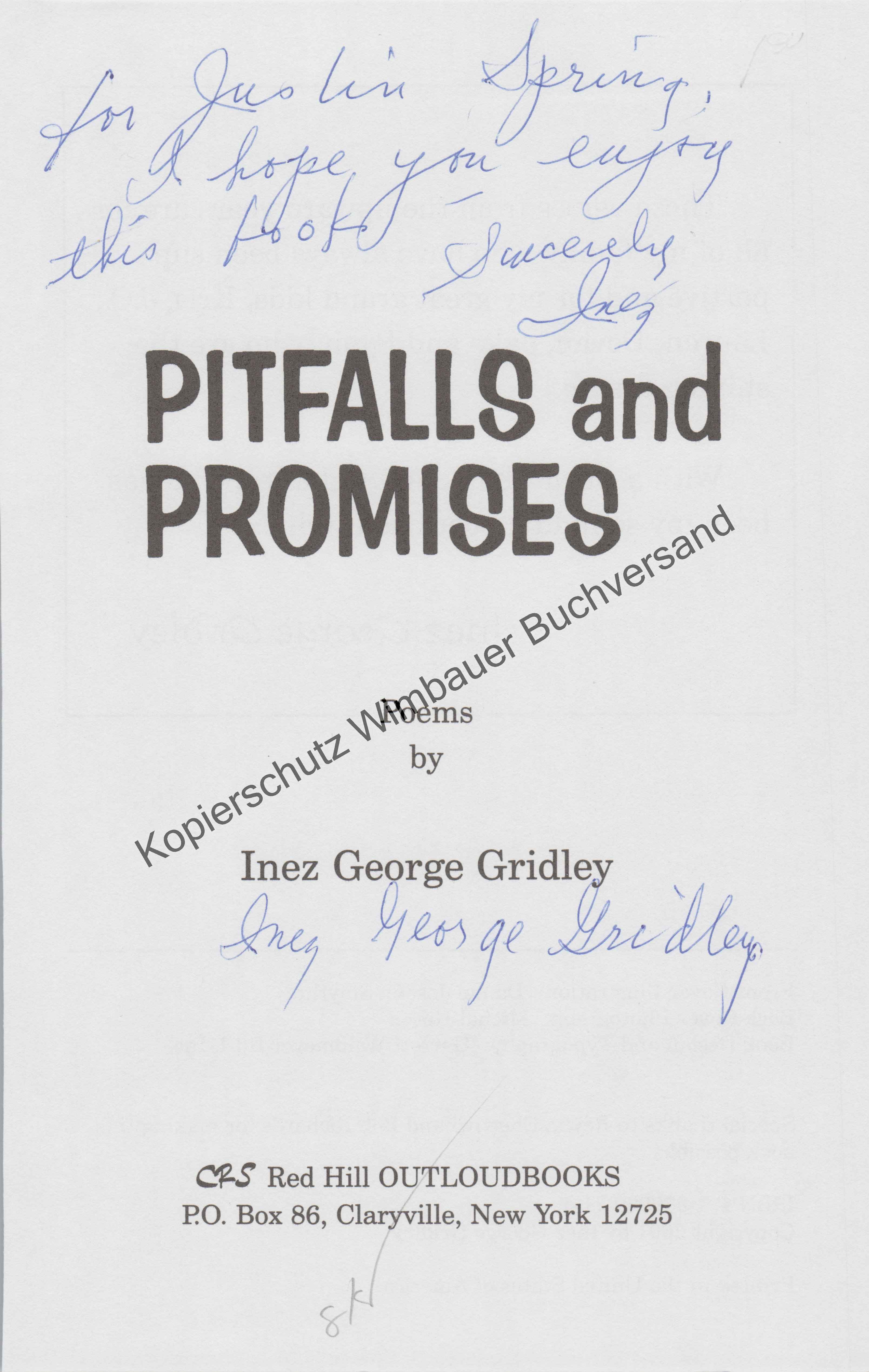 Original Autogramm Inez George Gridley (1908-2005) /// Autograph ...