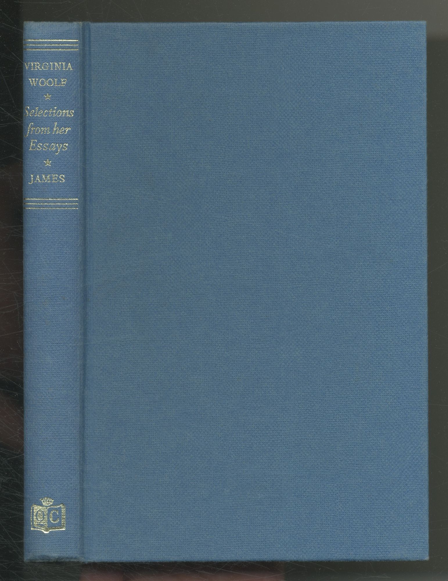 Virginia Woolf: Selections from her Essays de WOOLF, Virginia: Fine ...