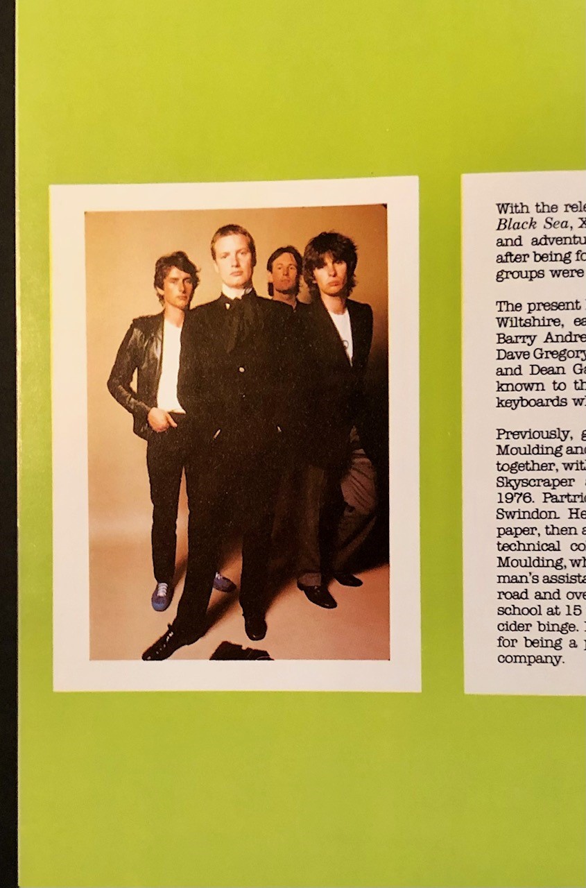 XTC 1980 Black Sea World Tour Program by [Souvenir Tour Program - New ...