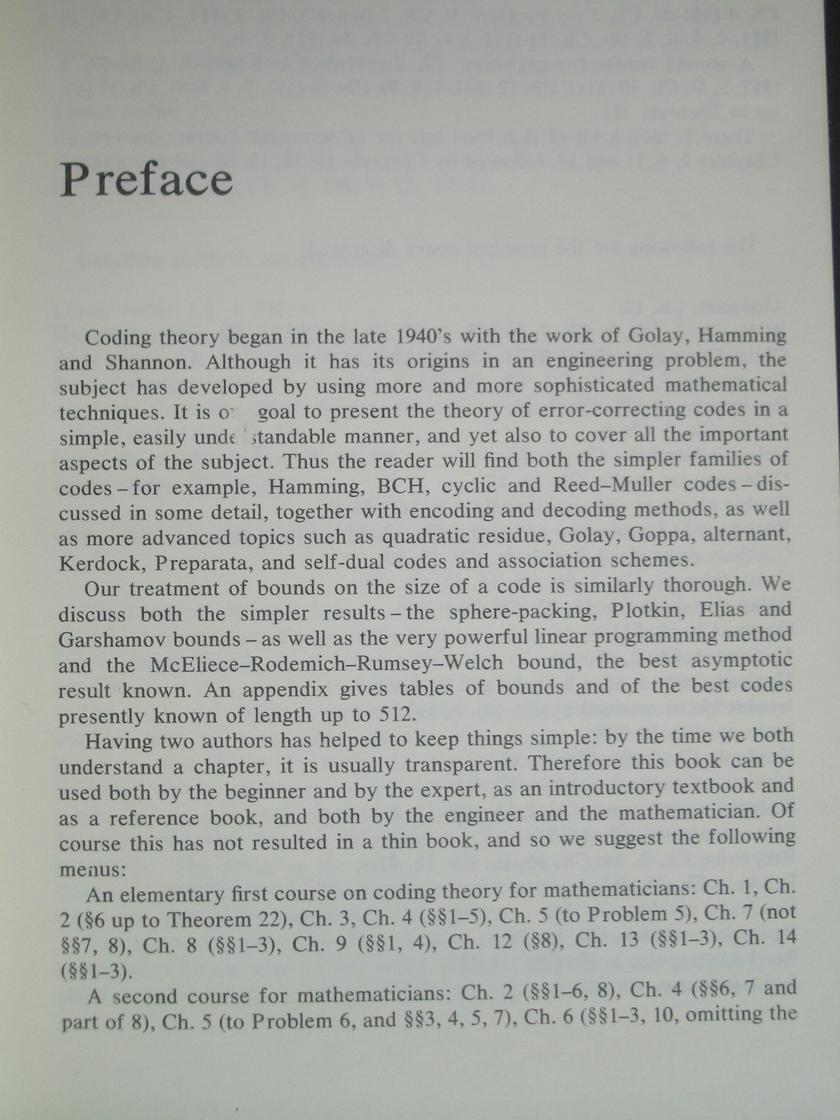 The Theory Of Error Correcting Codes Part I Part Ii [two Volumes