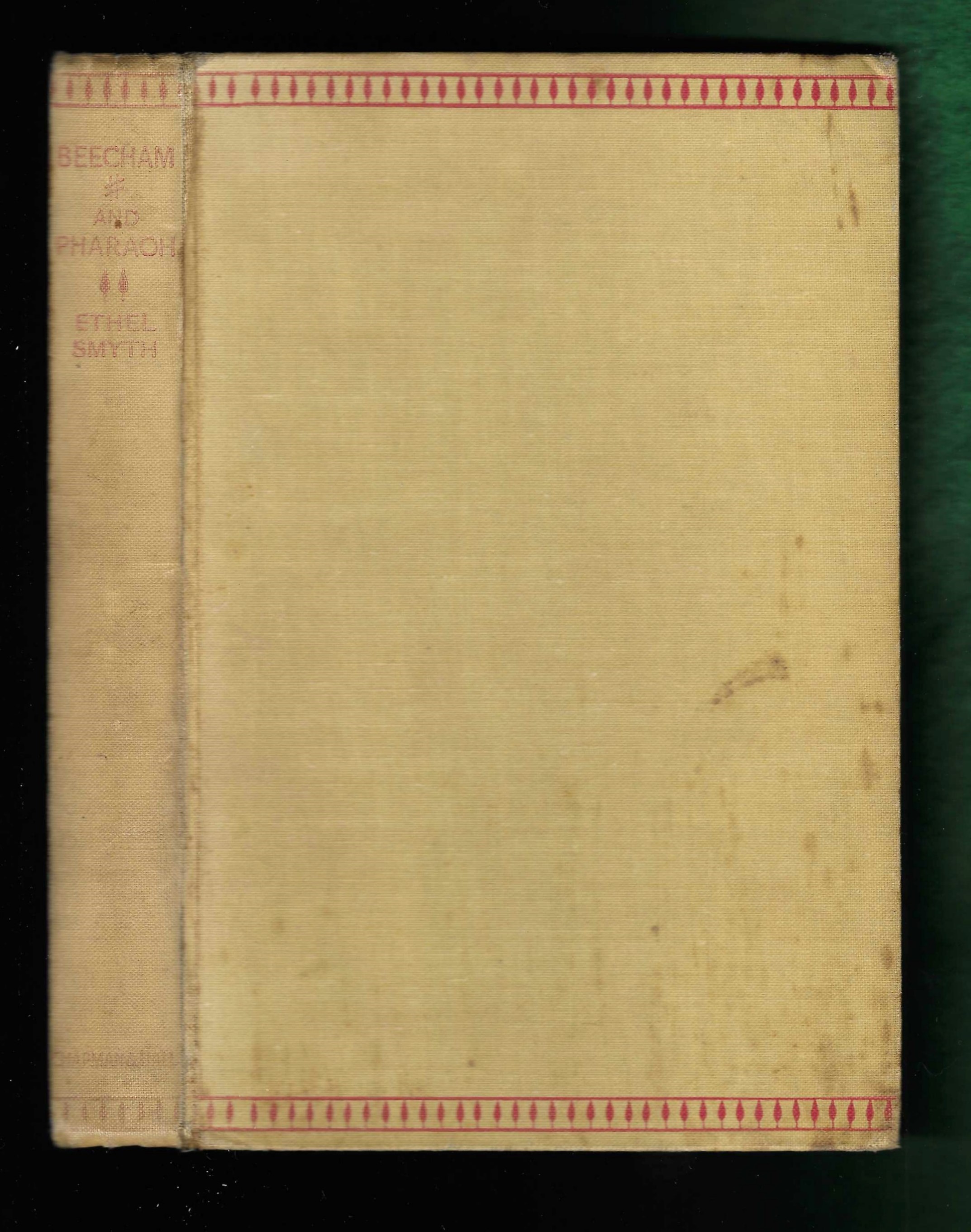 BEECHAM AND PHARAOH: THOMAS BEECHAM (Fantasia in B # Major) EGYPT ...