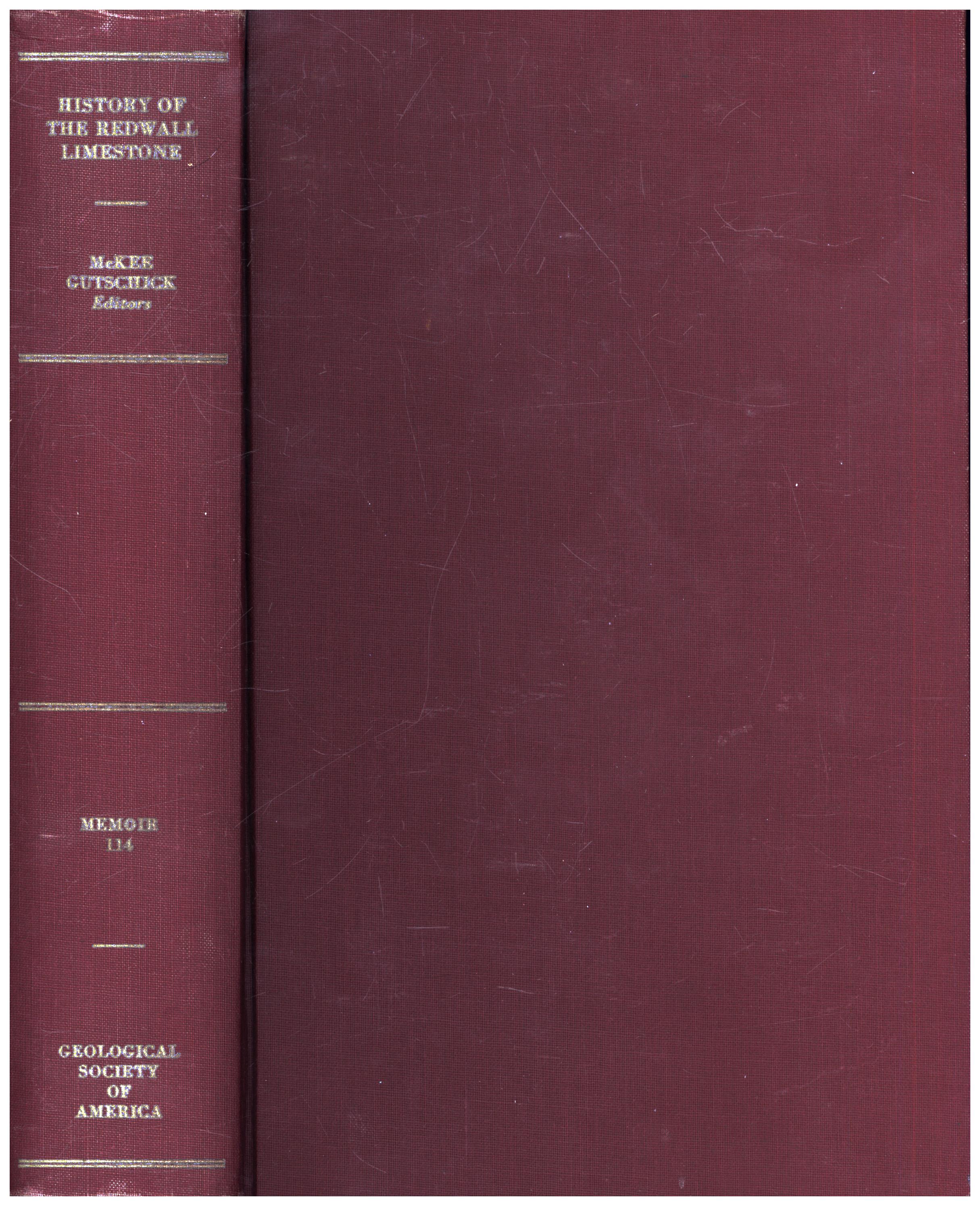 History of the Redwall Limestone of Northern Arizona / The Geological ...