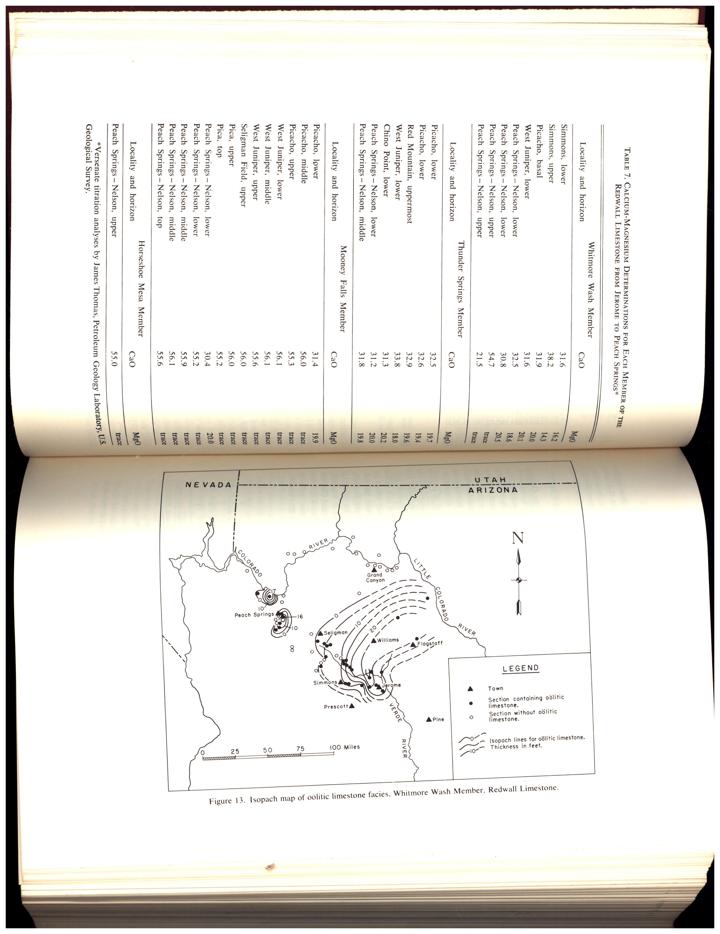 History of the Redwall Limestone of Northern Arizona / The Geological ...