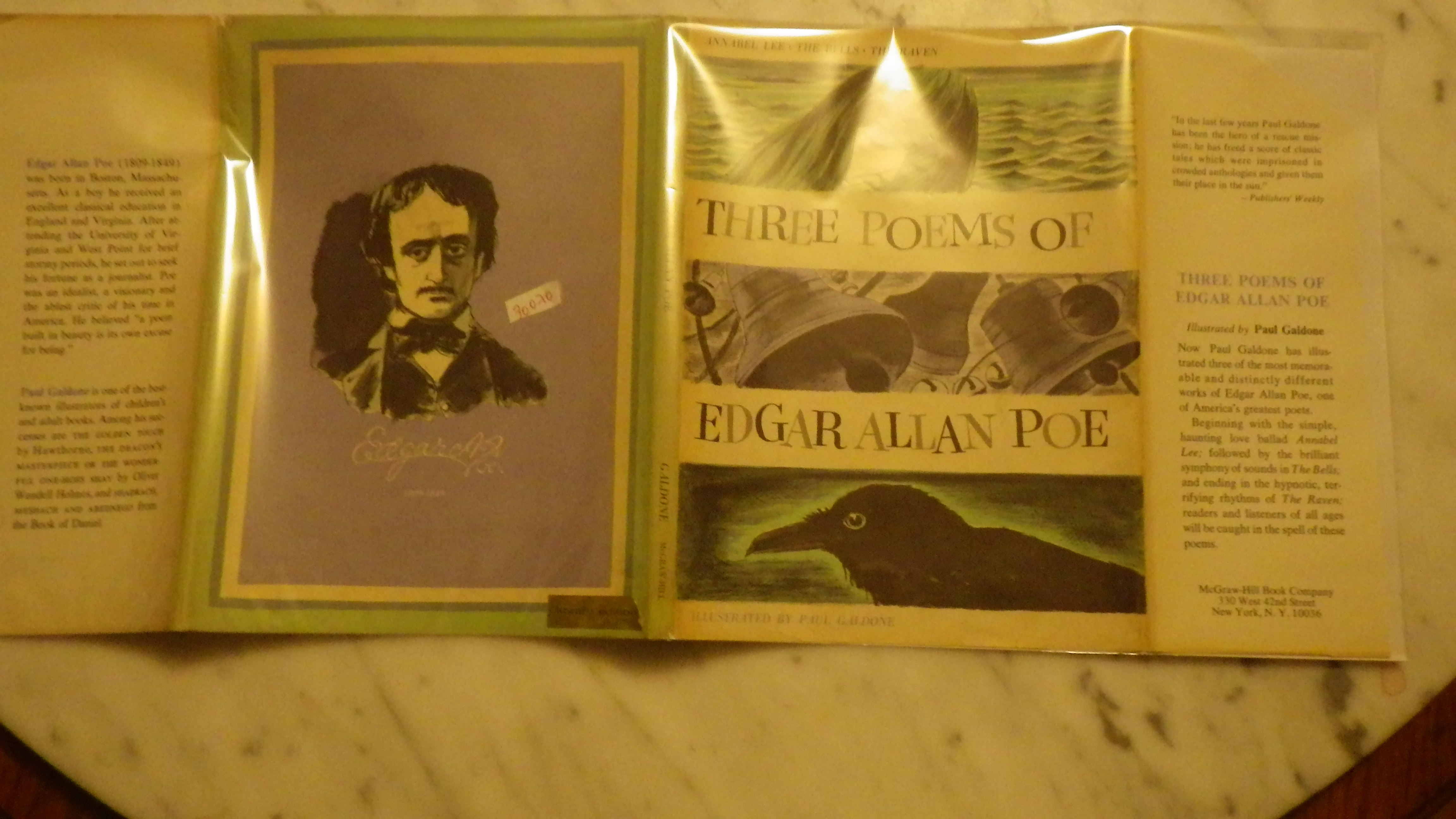 Three Poems Of Edgar Allen Poe Annabel Lee The Bells The Raven 3