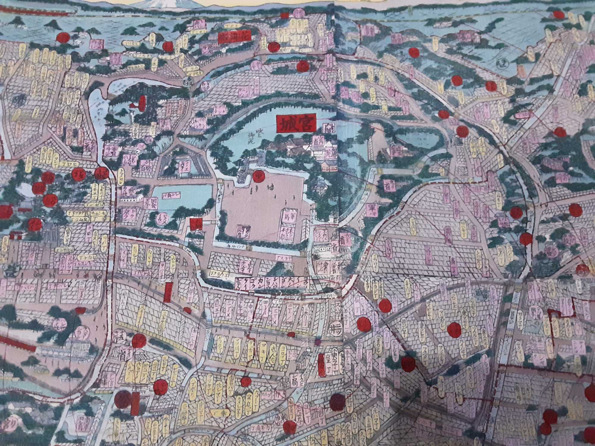 Tourist Map of Tokyo 1891 by Map: (1891) Map | Pendleburys - the ...