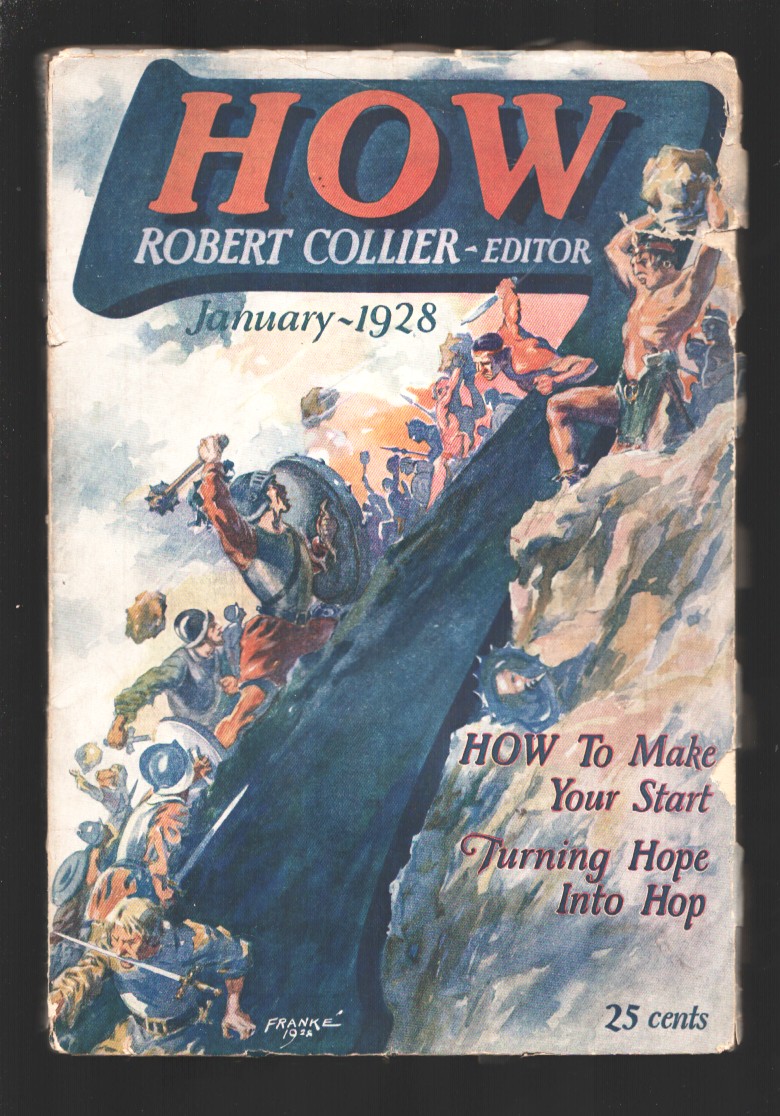 How 7 #1 1/1928-Collier-1st issue-Franke cover-Pulp tales by Peter B ...