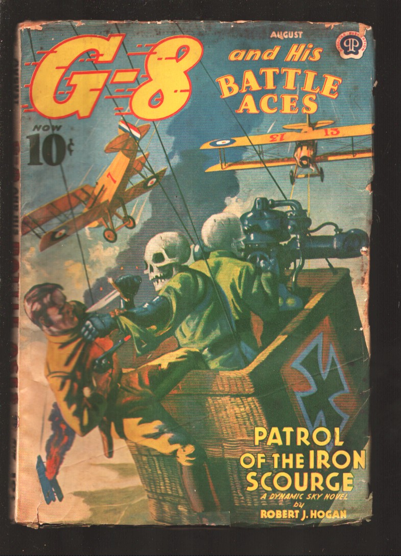 G-8 and His Battle Aces 8/1939-Skeletons fight with G-8 on this weird ...