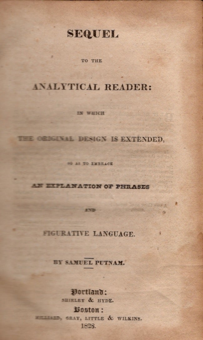 Sequel To The Analytical Reader: In Which The Original Design is ...