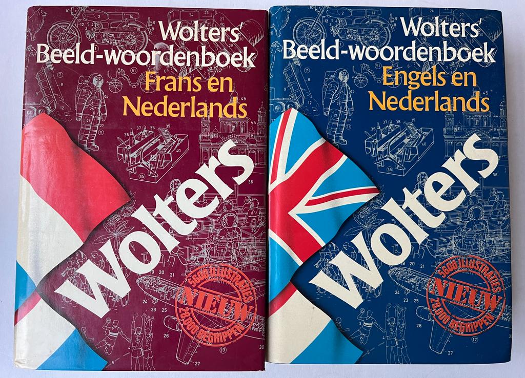[Visual dictionary's, first editions] Wolters' Beeld-woordenboek Frans ...