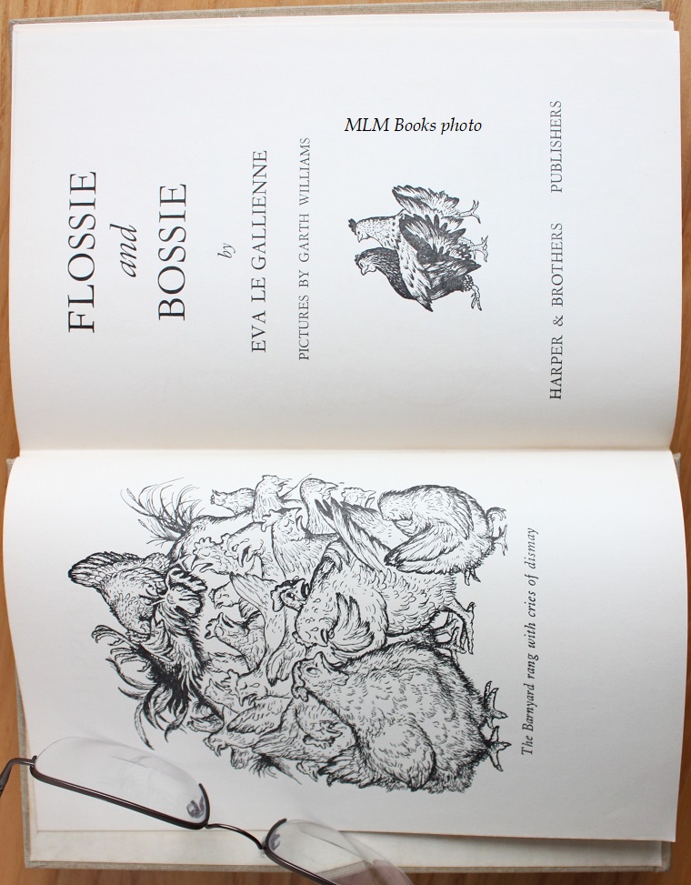 Flossie and Bossie by Gallienne, Eva: Near Fine Hardcover (1949) 1st ...