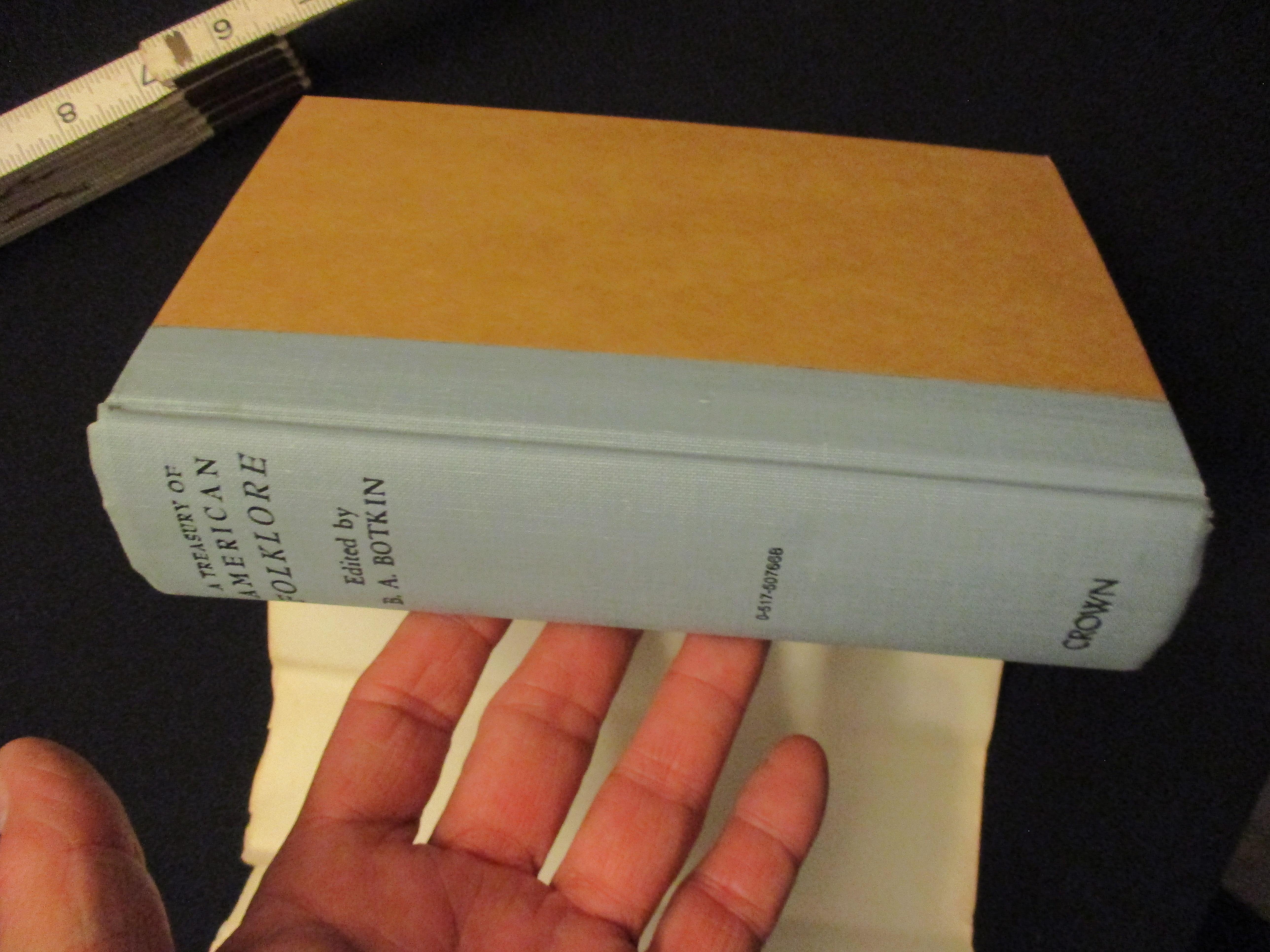 A Treasury of American Folklore by B.A. Botkin: Very Good Hardcover ...