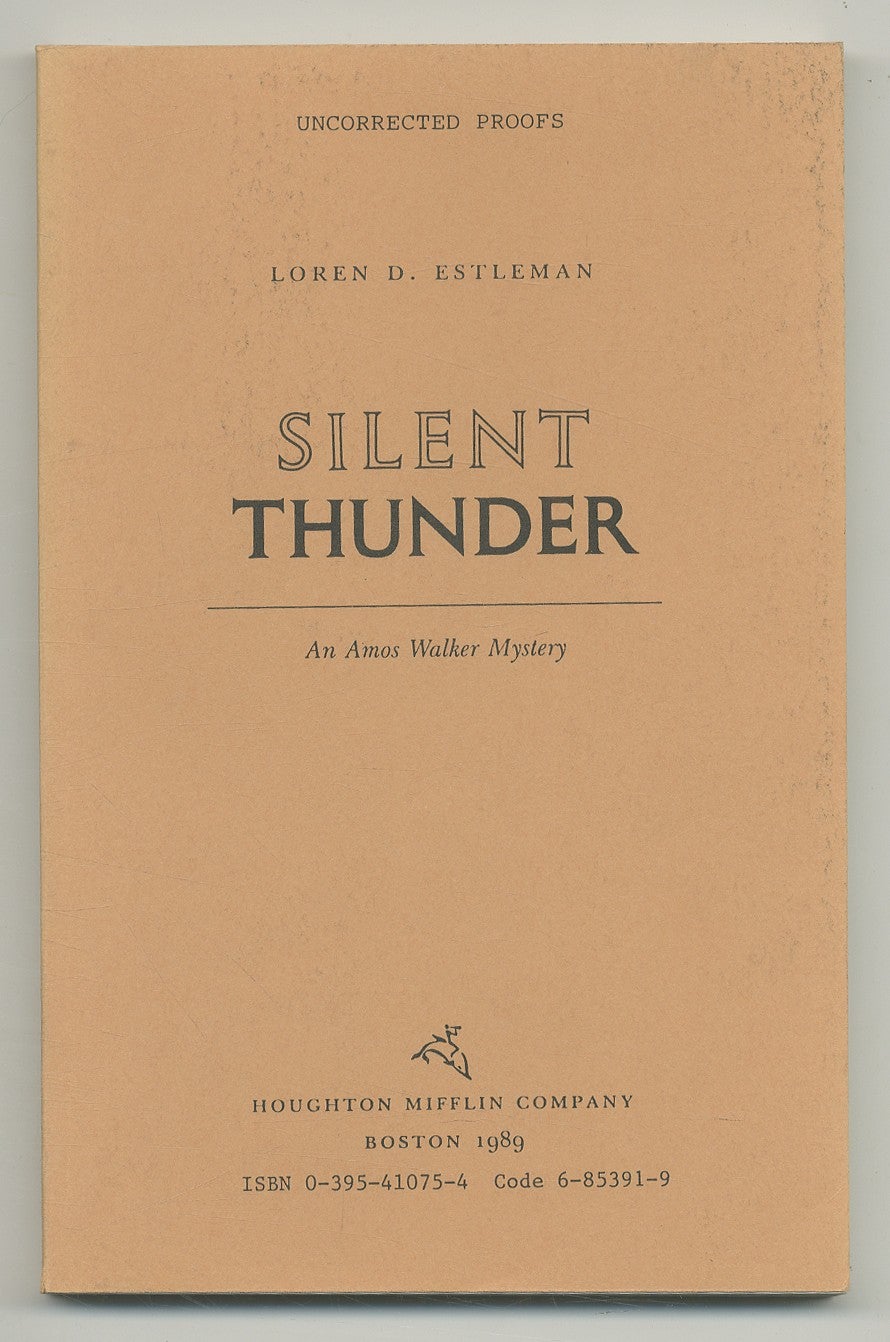 Silent Thunder by ESTLEMAN, Loren D.: Very Good Softcover (1989 ...