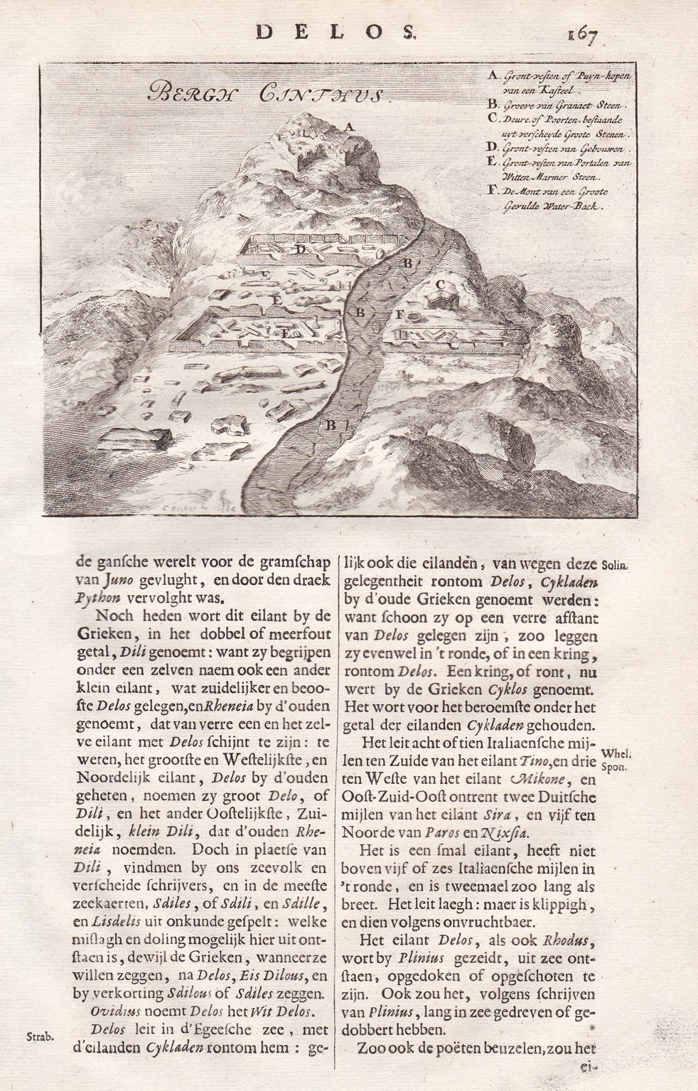 "Bergh Cinthus" - Mount Cynthus Delos island Insel Cyclades Greece ...