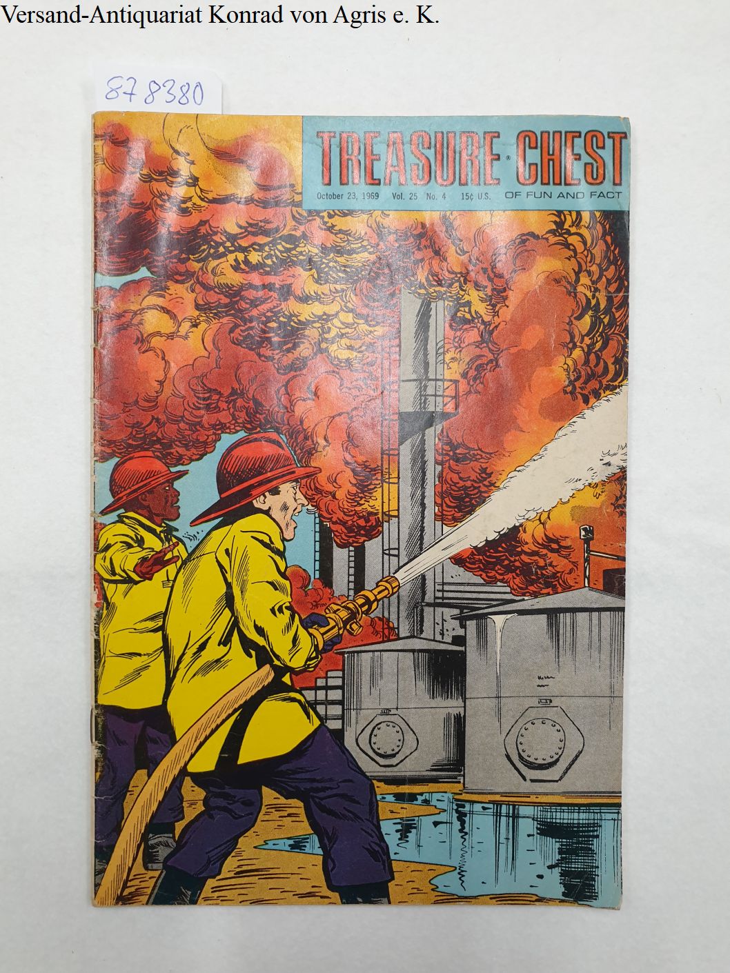 Treasure Chest of Fun and Fact, October 23, 1969, Vol. 25 No.4 by Comic ...