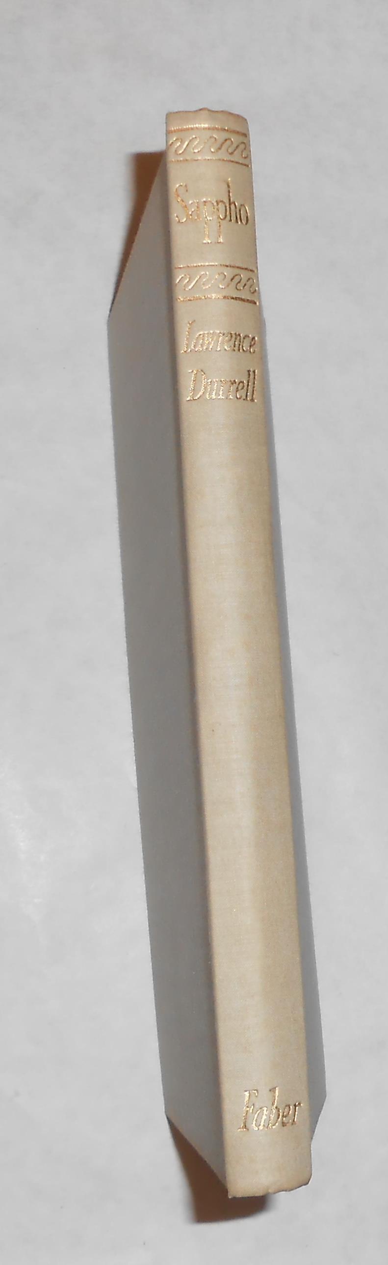 Sappho - A Play in Verse by DURRELL, Lawrence: HARDCOVER (1950) 1st ...