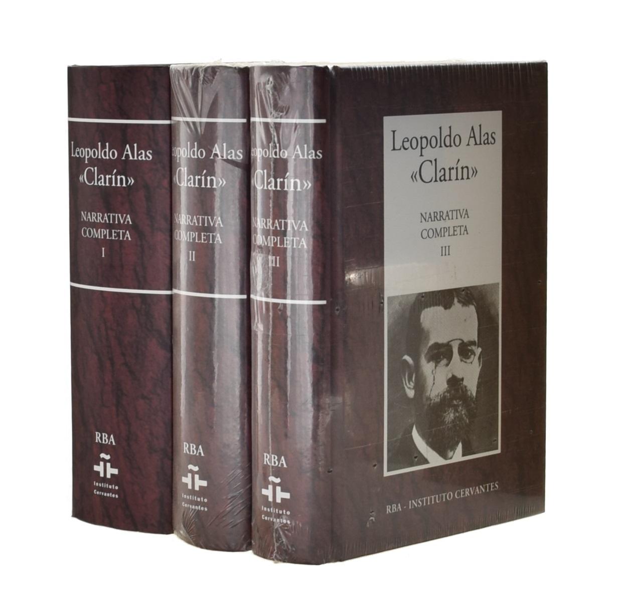NARRATIVA COMPLETA, I-II-III (EDICIÓN COMPLETA EN 3 TOMOS) by CLARÍN ...