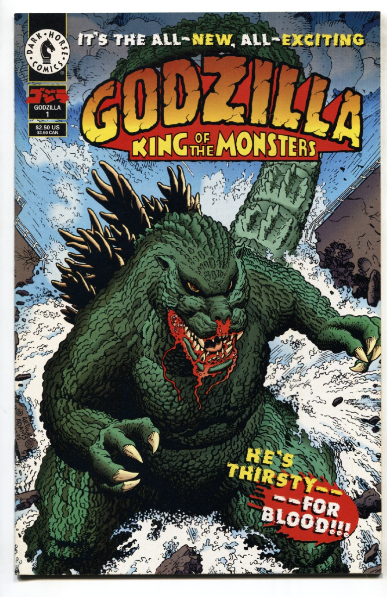 Godzilla #1 1995 comic book Dark Horse VF/NM: (1995) Comic | DTA ... Godzilla #1 1995 comic book Dark Horse VF/NM: (1995) Comic | DTA ...