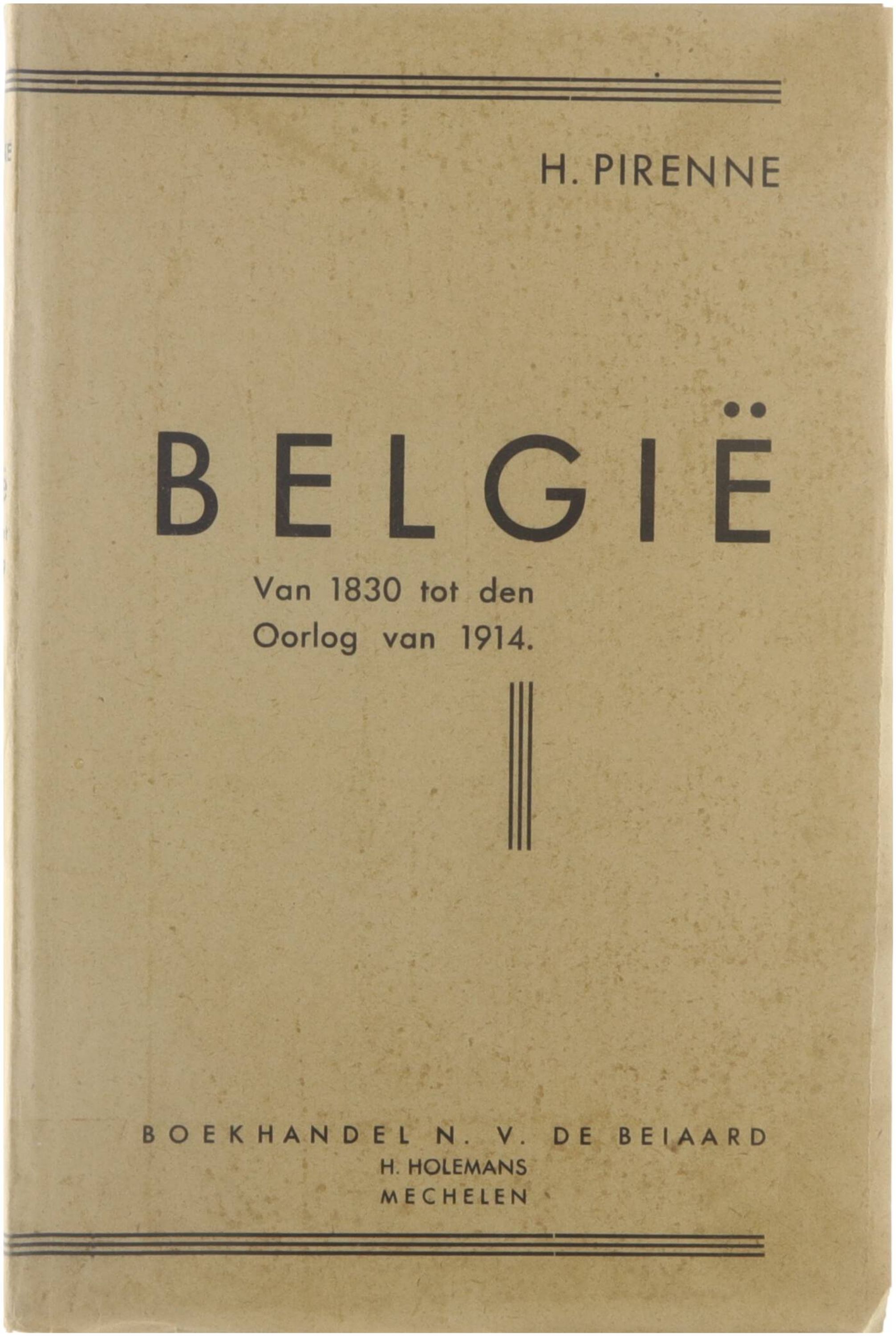 België - Van het begin der XIVe eeuw tot den dood van Karel de Stoute ...