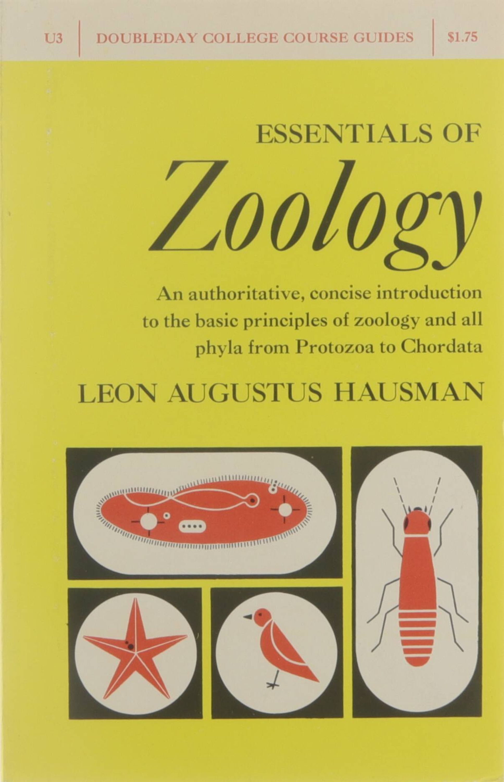 Essentials of Zoology by Leon Augustus Hausman: Good Paperback (1963 ...