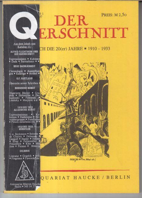 Der Querschnitt durch die 20(er) Jahre 1910 - 1933. - Antiquariat ...