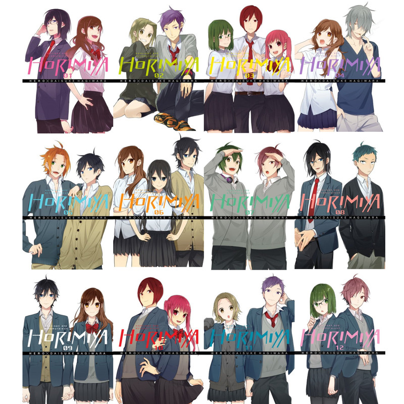 Horimiya MANGA Series by Hero Collection Set of Books Volumes 1-12 ...
