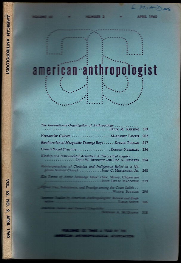 Affinal Ties Subsistence and Prestige among the Coast Salish in ...