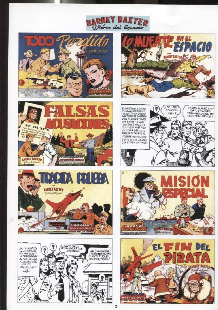 DIN 4 con montaje portadas del comic: Barney Baxter modelo 1 de Varios ...