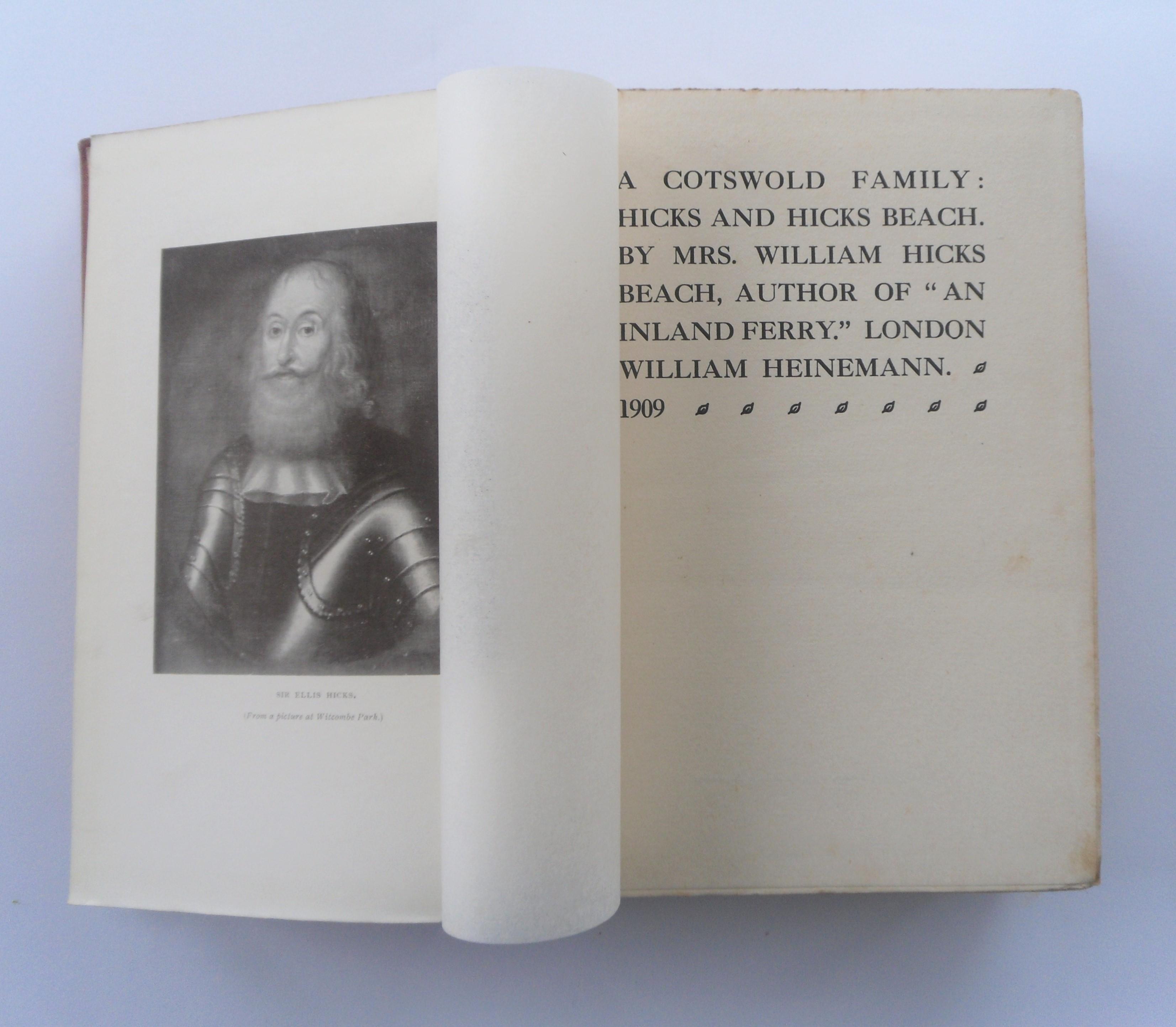 A Cotswold Family, Hicks and Hicks Beach by Mrs William Hicks Beach ...