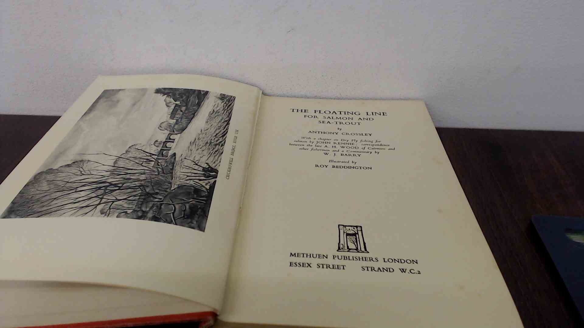 The Foating Line for Salmon and Sea-Trout by Anthony Crossley: Good ...