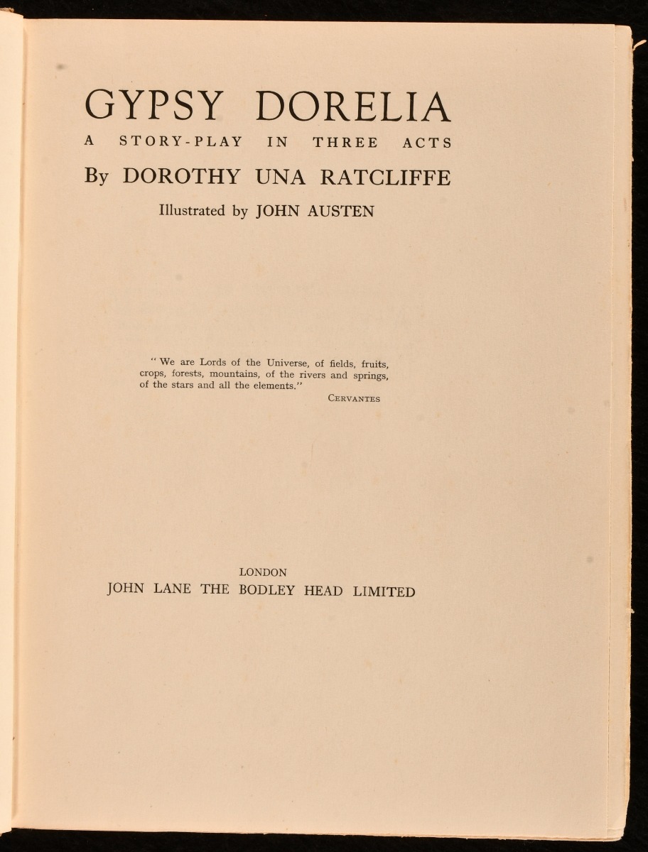Gypsy Dorelia by Dorothy Una Ratcliffe: Very Good Cloth (1932) First ...