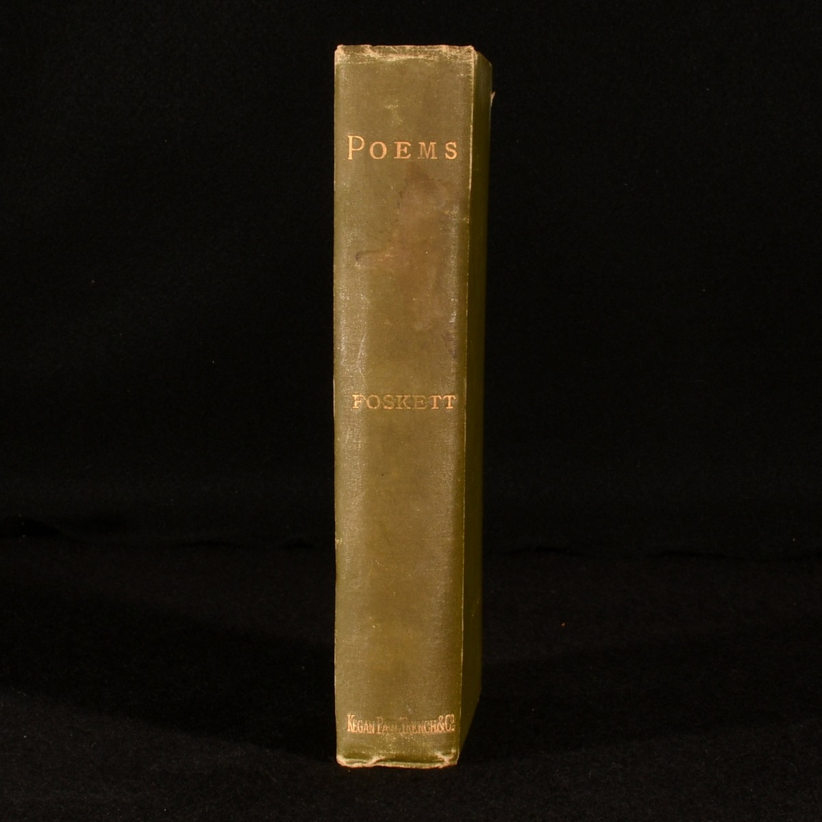 Poems by Edward Foskett: Very Good Cloth (1886) First edition. | Rooke ...
