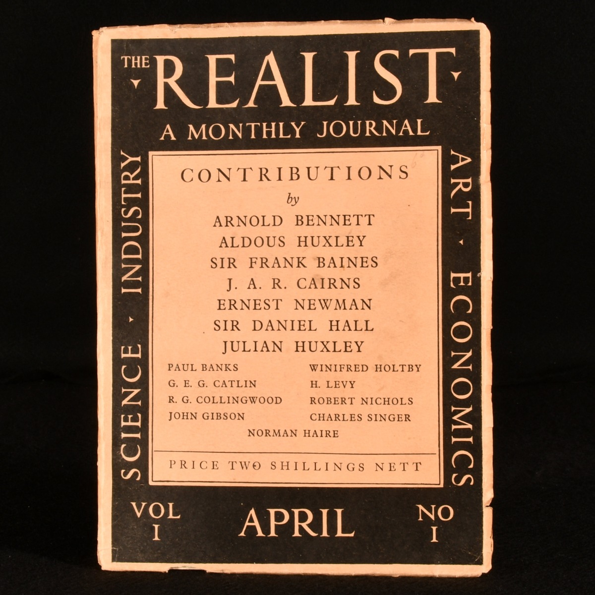 The Realist A Journal of Scientific Humanism Vol. 1 No.1-4 by Archibald ...