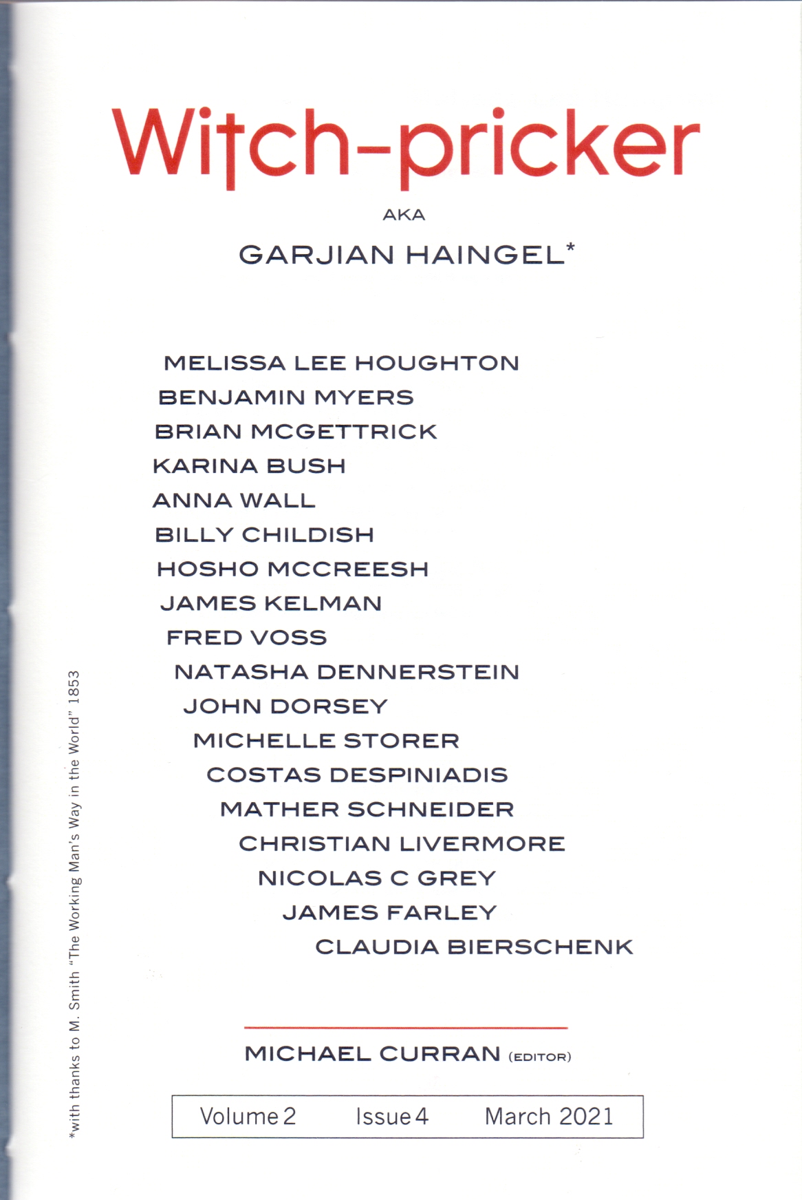 Witch-Pricker AKA Garjian Haingel *Limited Edition - 100 numbered ...