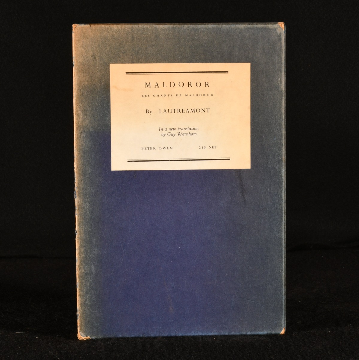 Maldoror Les Chants de Maldoror by Lautreamont; Guy Wernham: Very Good ...